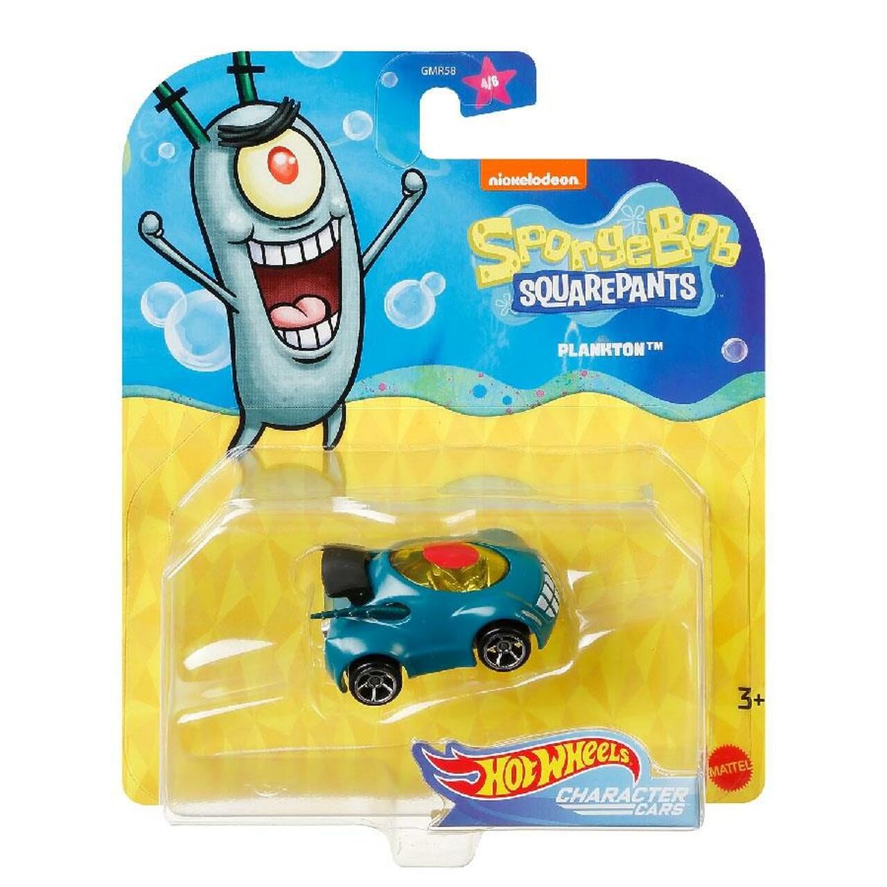 Hot Wheels: Spongyabob karakter kisautók - Plankton DMH73 - Mattel - 1. ...